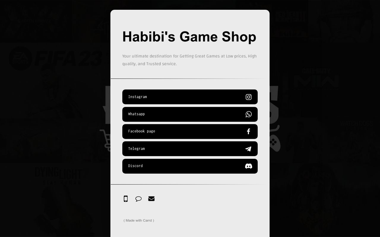 Habibi's Game Shop
